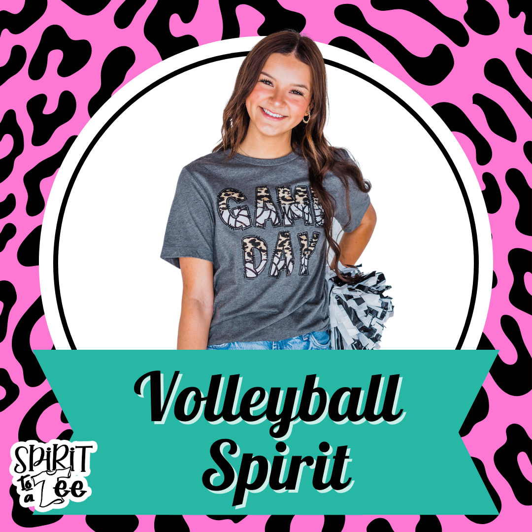 Game Day Glory: Show Your Volleyball Spirit – Spirit to a Tee