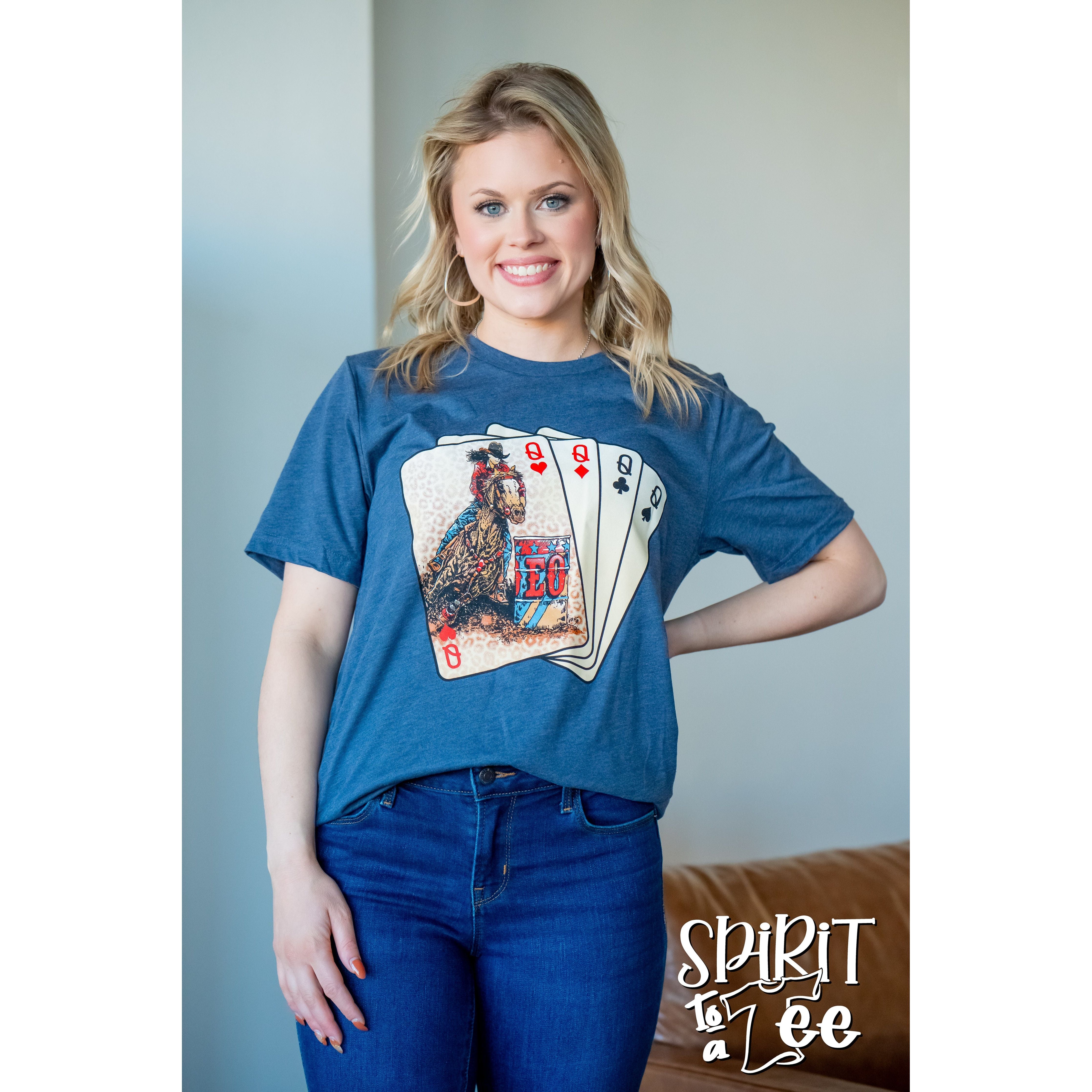 Barrel Racing Queen - Western Tee – Spirit to a Tee